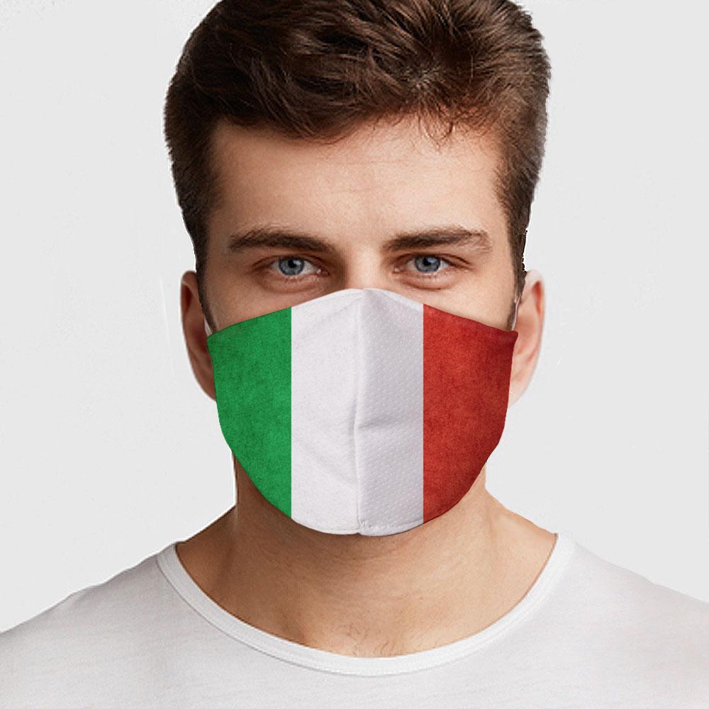 Italian Flag Face Cover – Happy Being Well